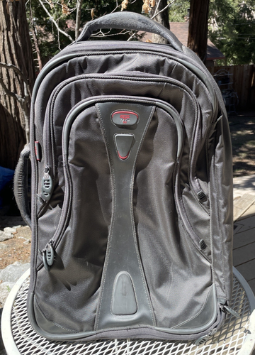 Tumi T-Tech Expandable 22” Upright Suitcase Black Rolling Wheeled Bag ...