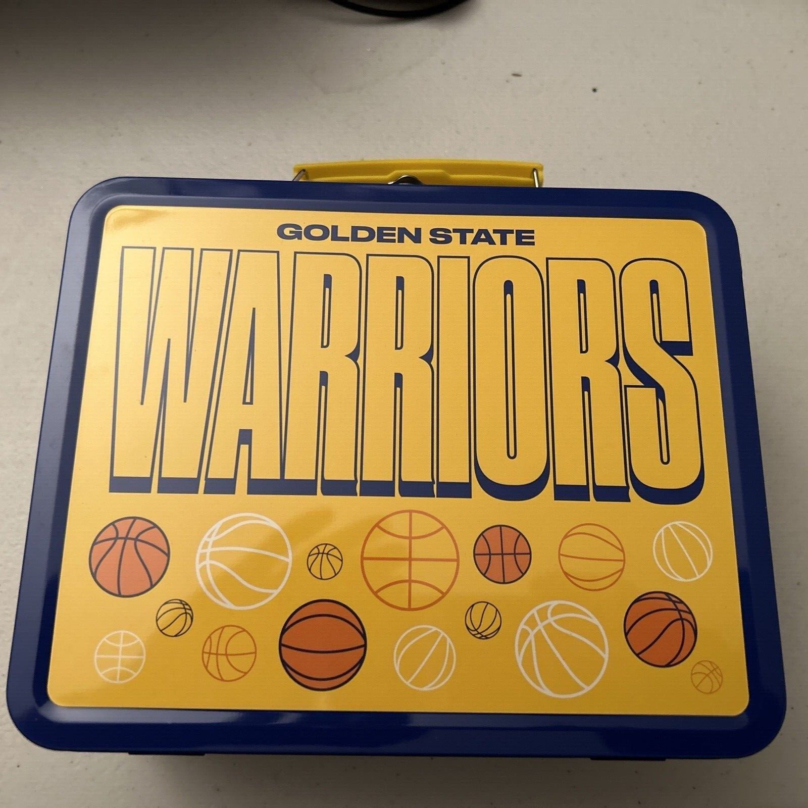 Golden State Warriors 2024 Retro Lunch Box not a bobblehead SGA 1.24.24 ...