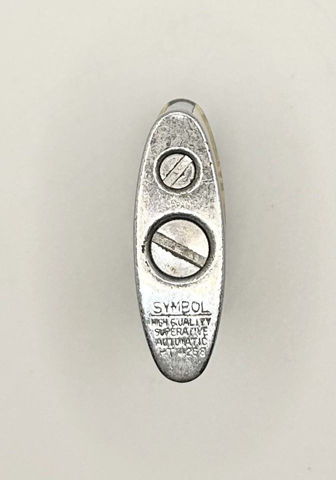 Early OMEGA Cigarette Lighter Silver Tone Gold Castle Graphic 1.2 Oz ...