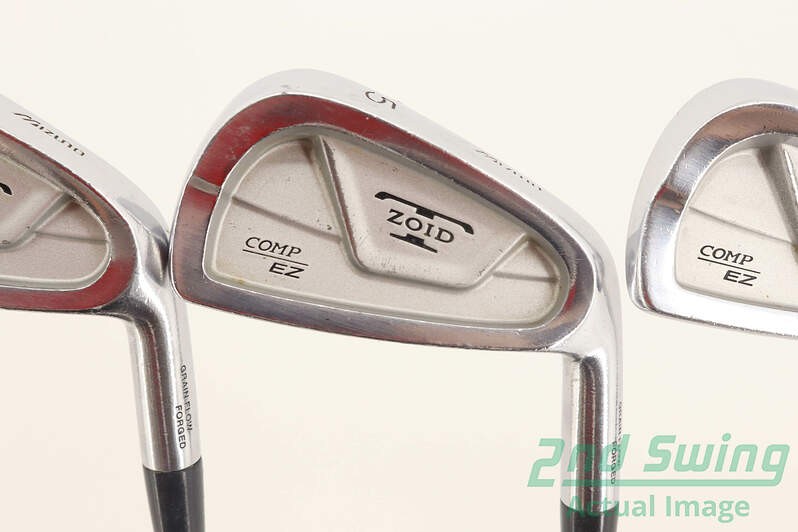 Mizuno T-Zoid EZ Comp Iron Set 3-PW Steel Stiff Right +1/4" | eBay