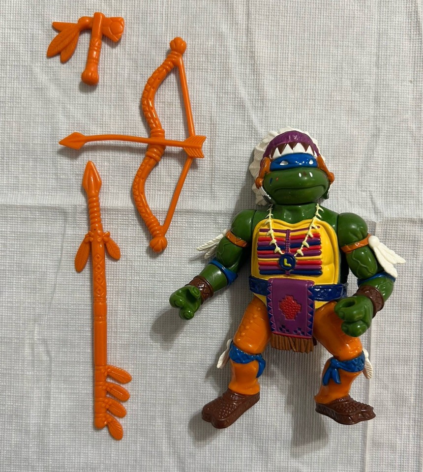 1992 Teenage Mutant Ninja Turtles Chief Leo Wacky Wild West 40030 w ...
