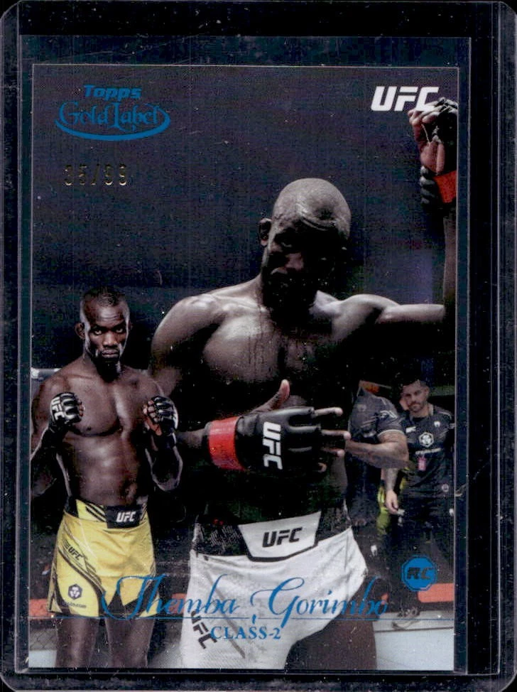Themba Gorimbo 2024 Topps Gold Label UFC #7 Class 2 - Blue /99 Price ...
