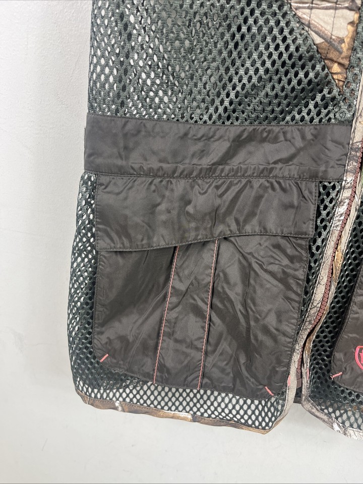 Game Winner Hunting Bird Women's Sz L/XL Camo & Mesh Zip Vest Pink NWOT ...