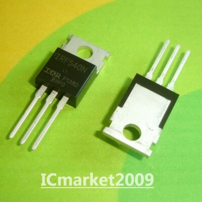 20 PCS IRF540N TO-220 IRF540 N-Channel Power MOSFET Transistor | eBay