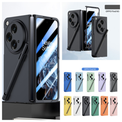 For Oneplus Open Shockproof Slim Hard PC Case Cover with Tempered ...