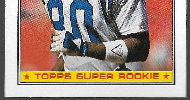1987 Topps Super Rookie Bill Brooks 378 Baltimore Colts Football | eBay