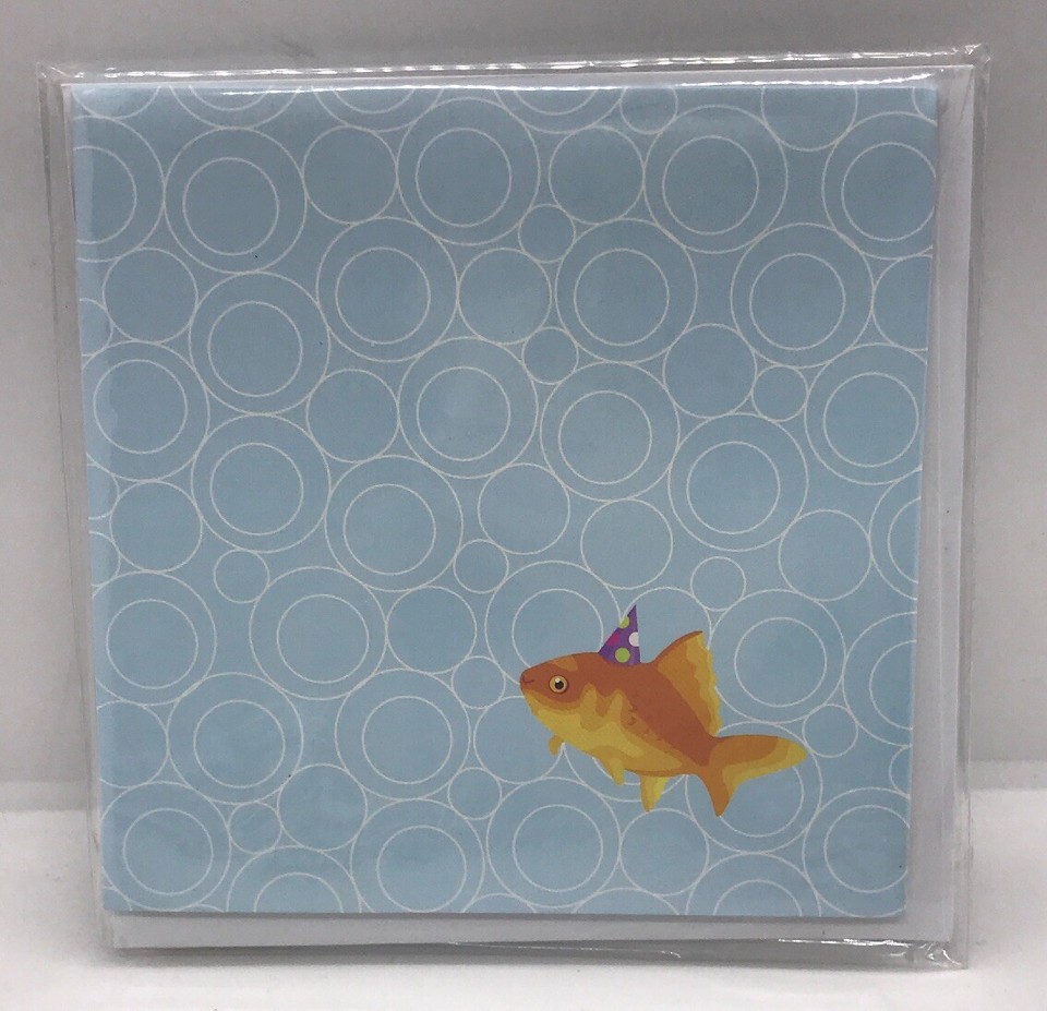 Happy Birthday 3D Pop Up Greeting Gift Card Holder-Goldfish Birthday ...