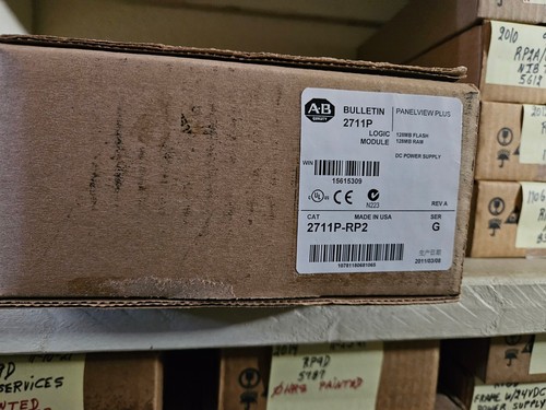 Allen Bradley 2711P-RP2 Ser G Brand New PanelView Plus 128MB DC Logic ...
