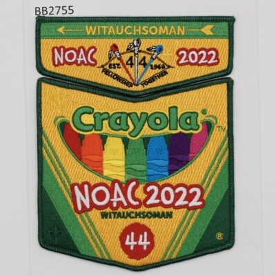 Boy Scout OA Flap Set Witachusoman Lodge 44 2022 NOAC | eBay