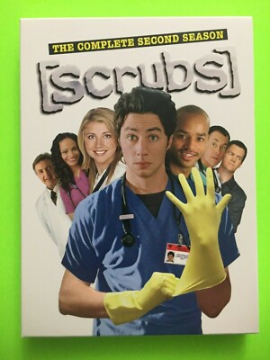Scrubs DVD The Complete Second Season 2005 3 DVD Set Zach Braff Sarah ...