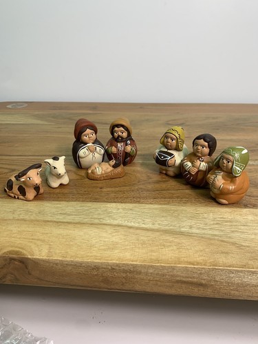 Peruvian Peru Nativity Small Ceramic Usanzas | eBay