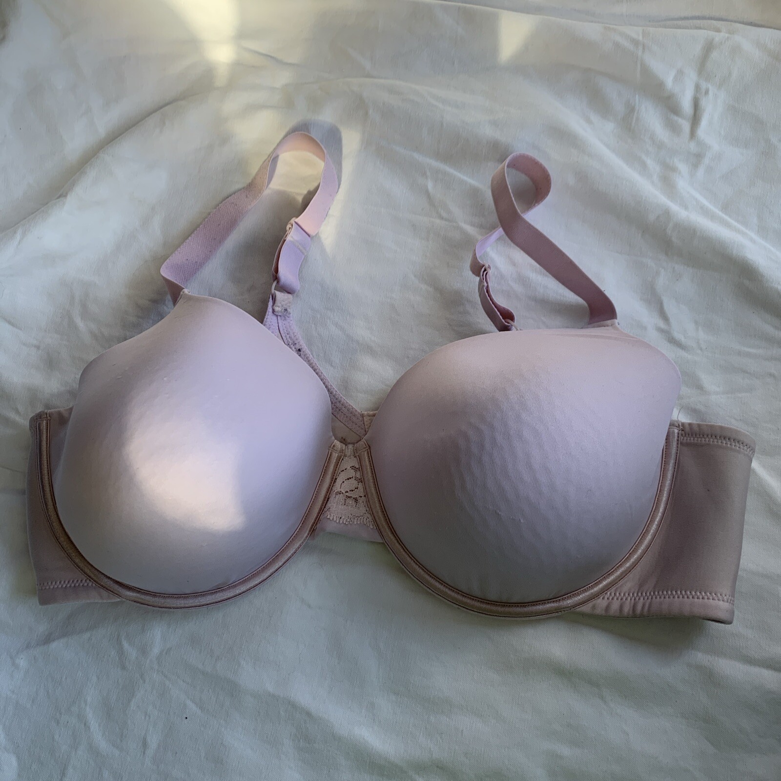 Vanity Fair Beauty Back Full Figure Underwire Smoothing Bra Sz 42D Pink ...