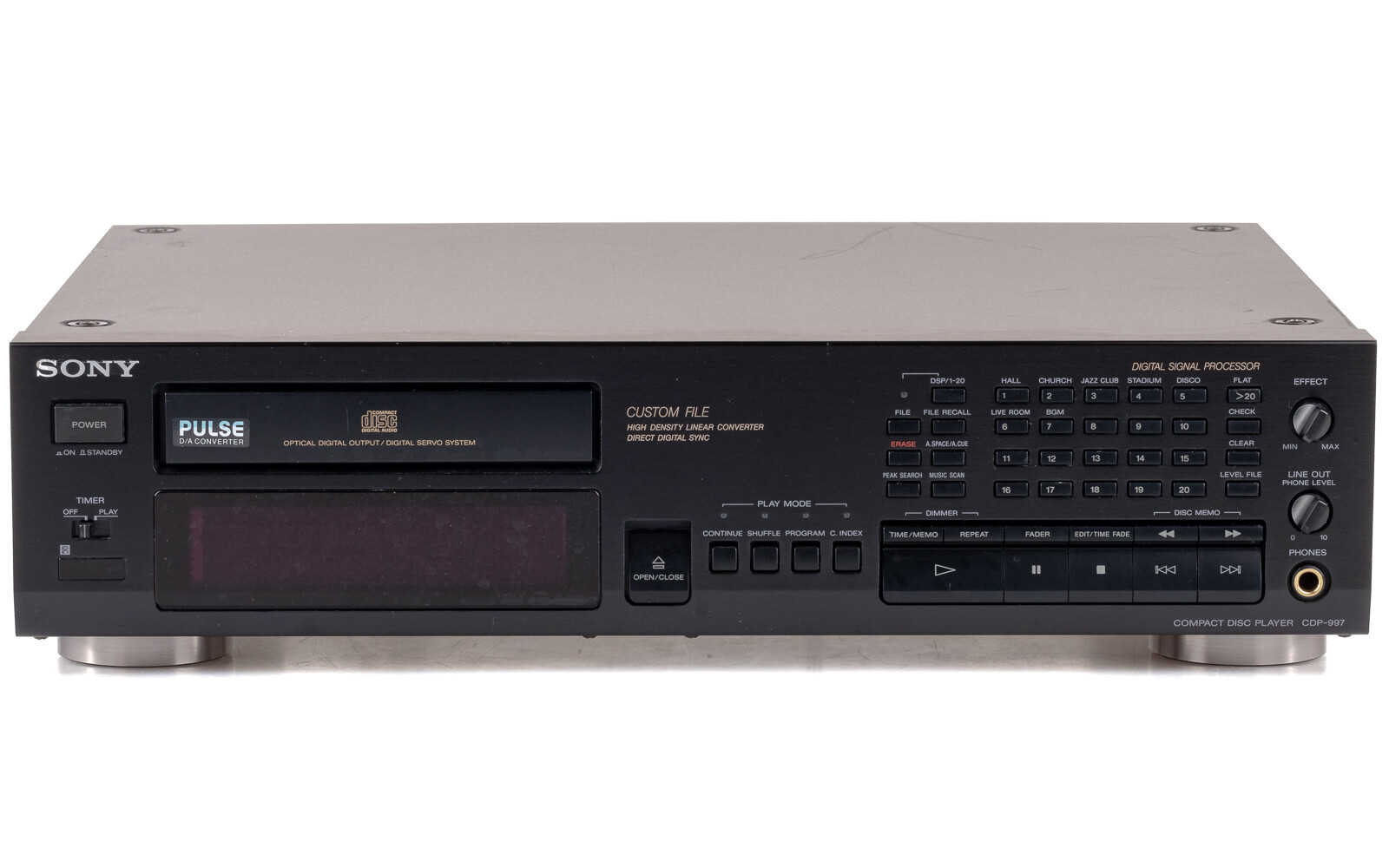 Sony CDP-997 hochwertiger CD Player / Toslink / gewartet 1 Jahr ...