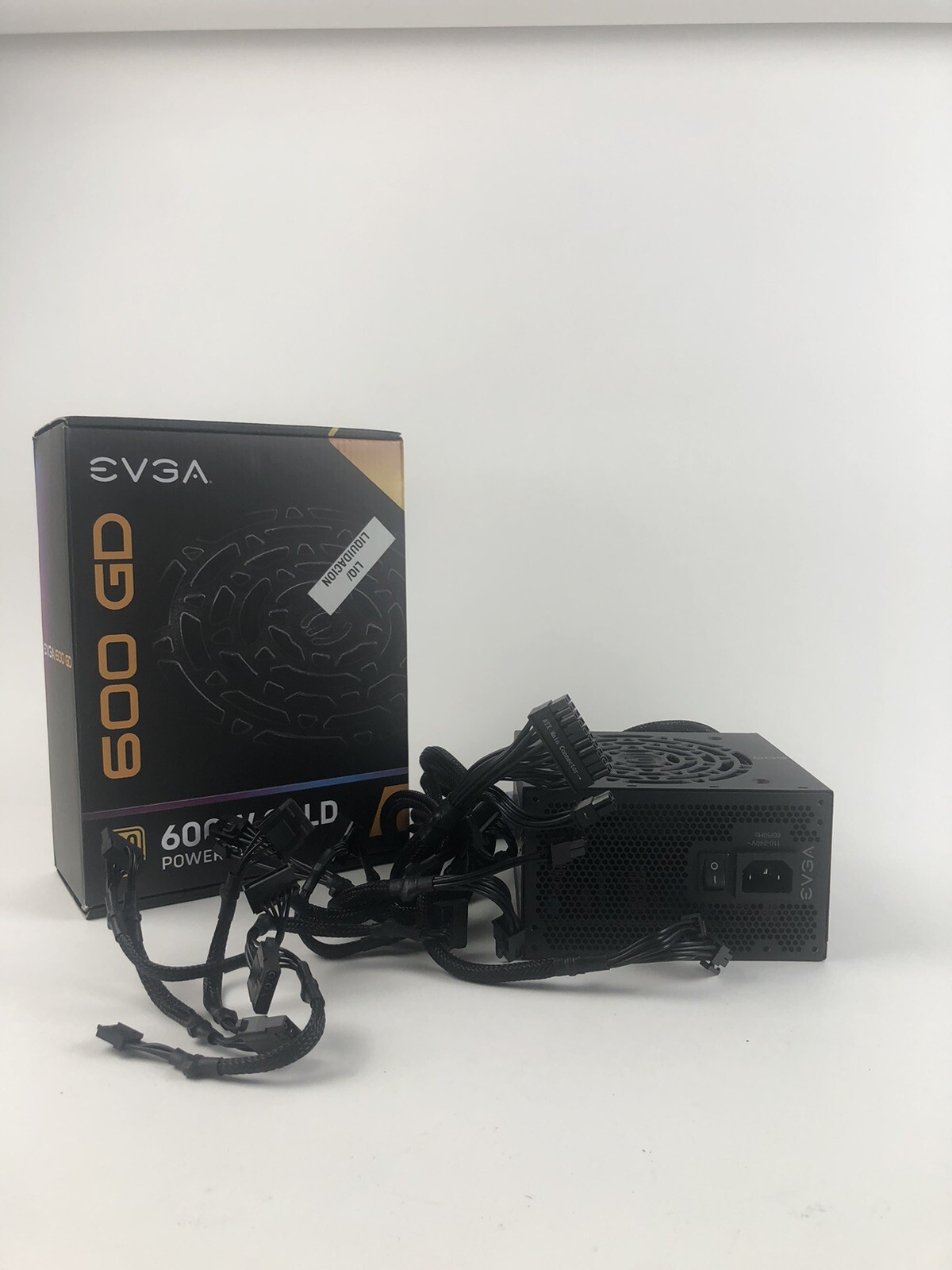 EVGA 600W GD Power Supply 80 Plus (100GD0600V1) *No Power* 843368057329 ...