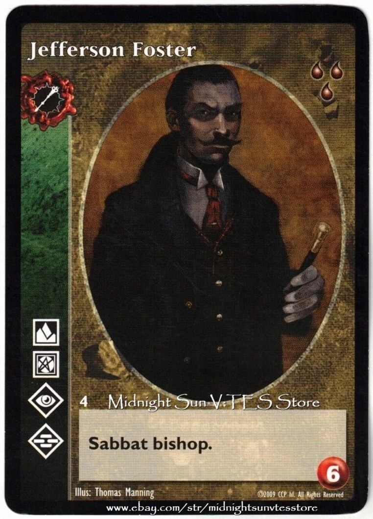 Jefferson Foster Ventrue Antitribu Heirs to the Blood V:TES VTES ...