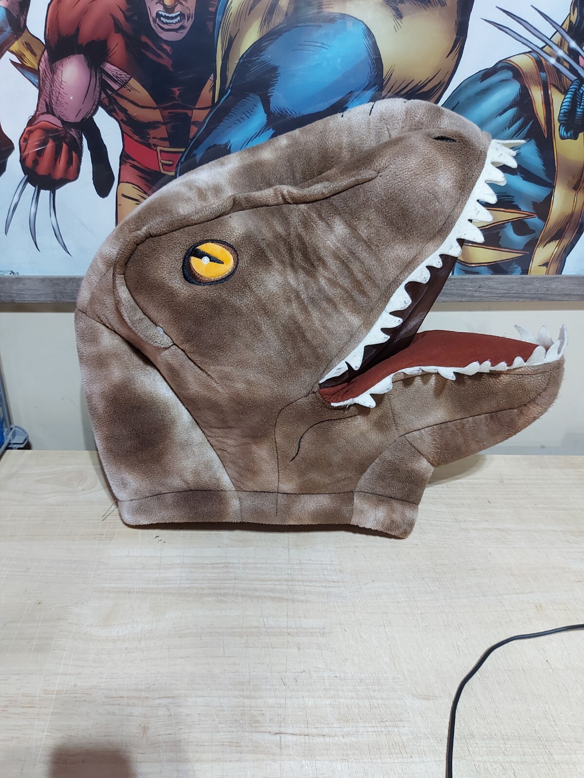 Large Plush Dinosaur Tyrannosaurus Rex Head Mask Hall… - Gem