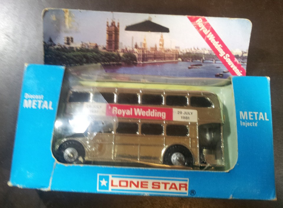 LONE STAR ROUTEMASTER BUS - ROYAL WEDDING SOUVENIR 1981 Lonestar ...
