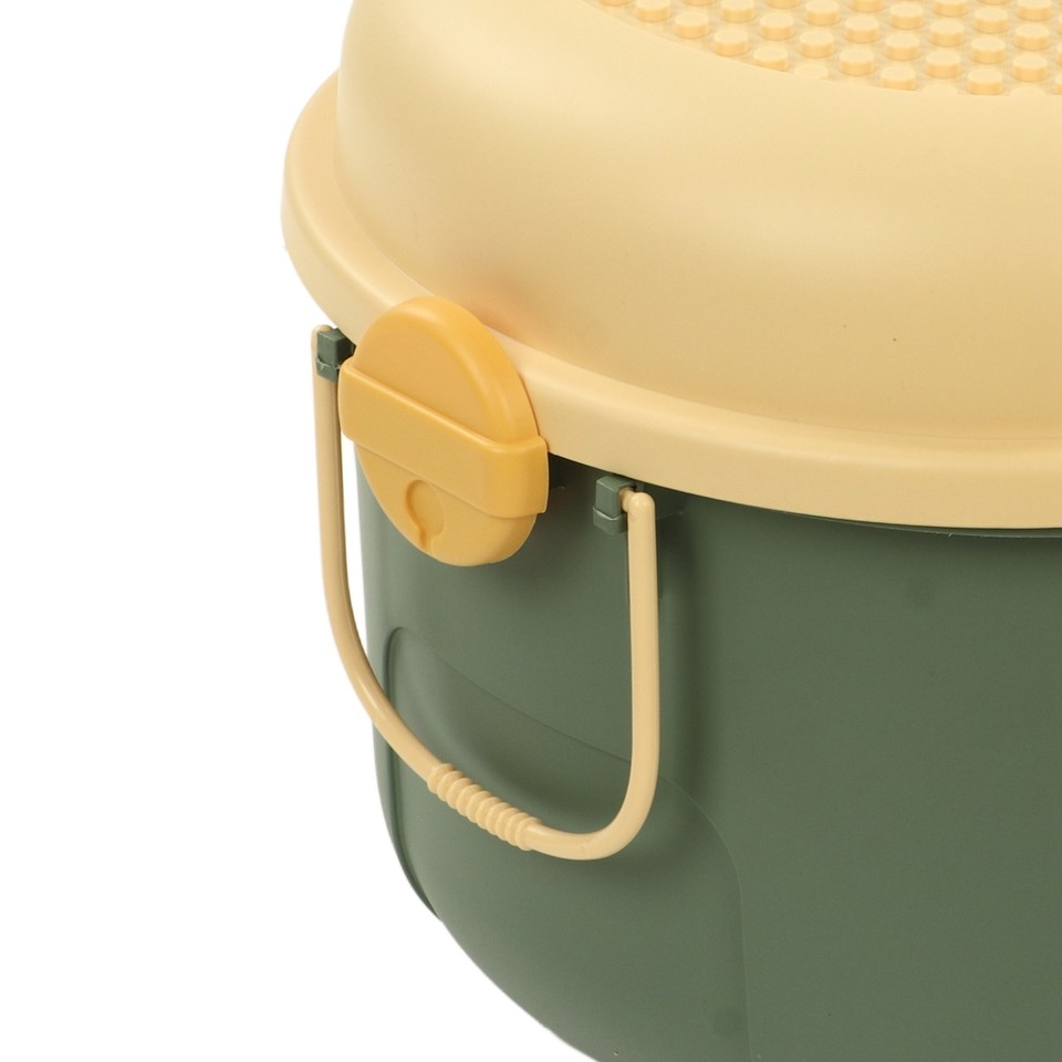 (Green Large)Toy Storage Box Multi Purpose Cute Duck Cover Plastic ...