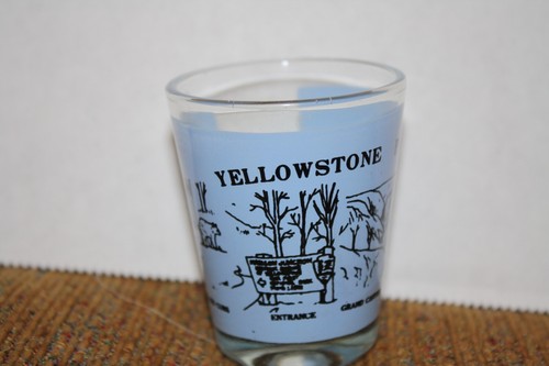 Yellowstone National Park souvenir shot glass | eBay