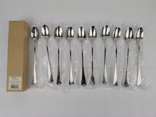 NEW Set of 10 Oneida Wyndham Distinction Tall Drink Spoons Soda ...