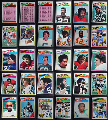 1977 Topps Football Cards Complete Your Set You U Pick From List 201 ...