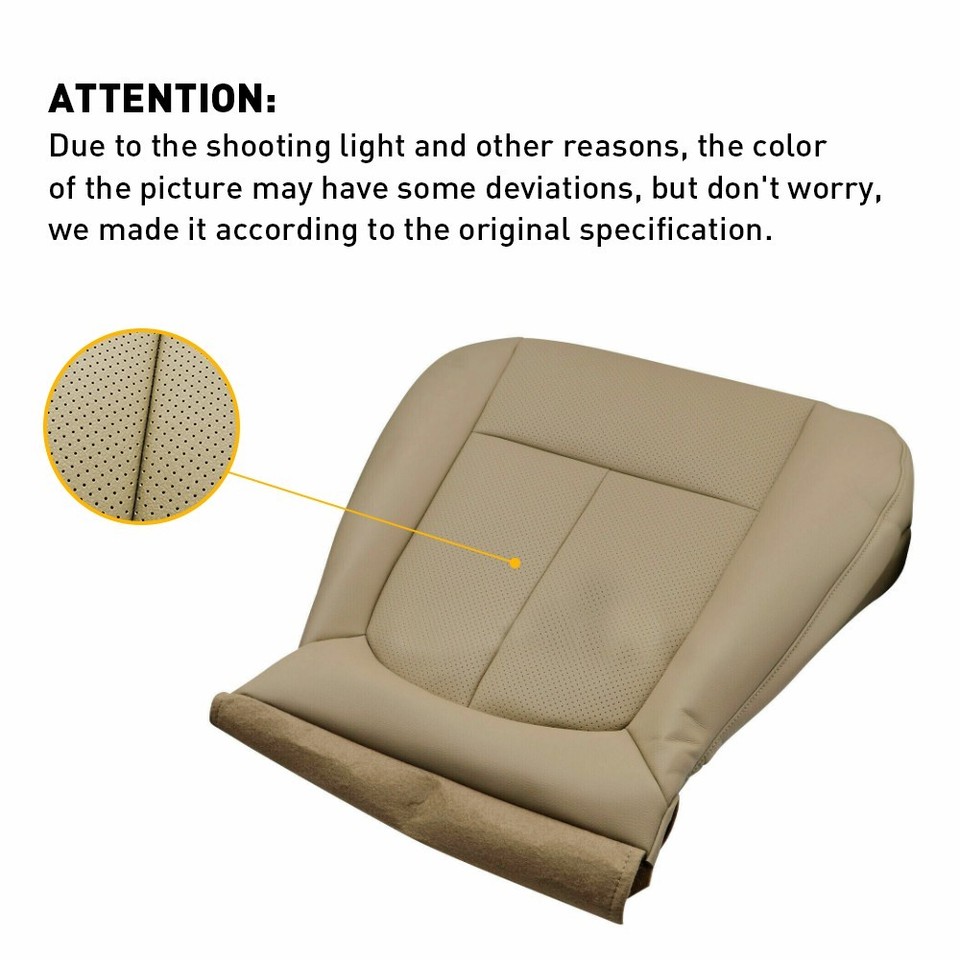 Front Driver Bottom Side Seat Cover For 2011-2016 Ford F250 F350 F450 ...