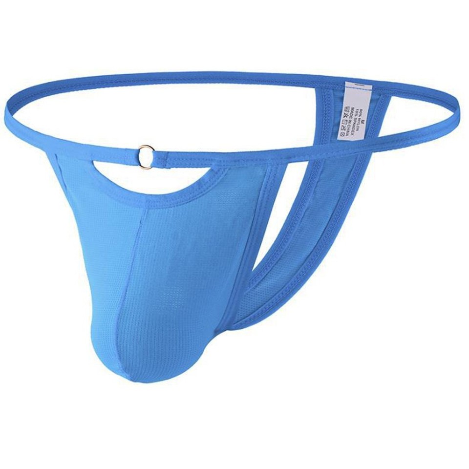 Daily Wear Sexy Night Front Opening Thong Bulge Pouch Low Rise Cut ...