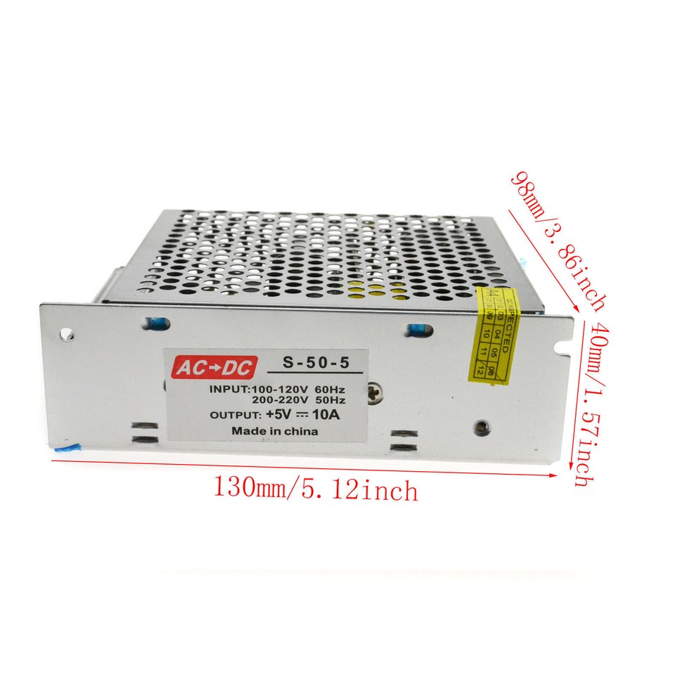 AC 110V-220V TO DC 5V 12V 24V Switch Power Supply Driver Adapter LED ...