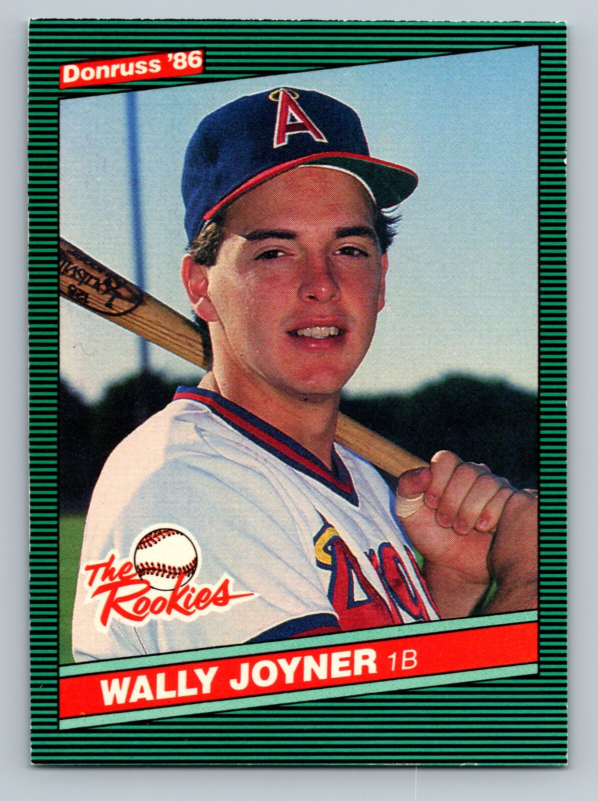 1986 Donruss The Rookies Wally Joyner #1 California Angels Baseball ...