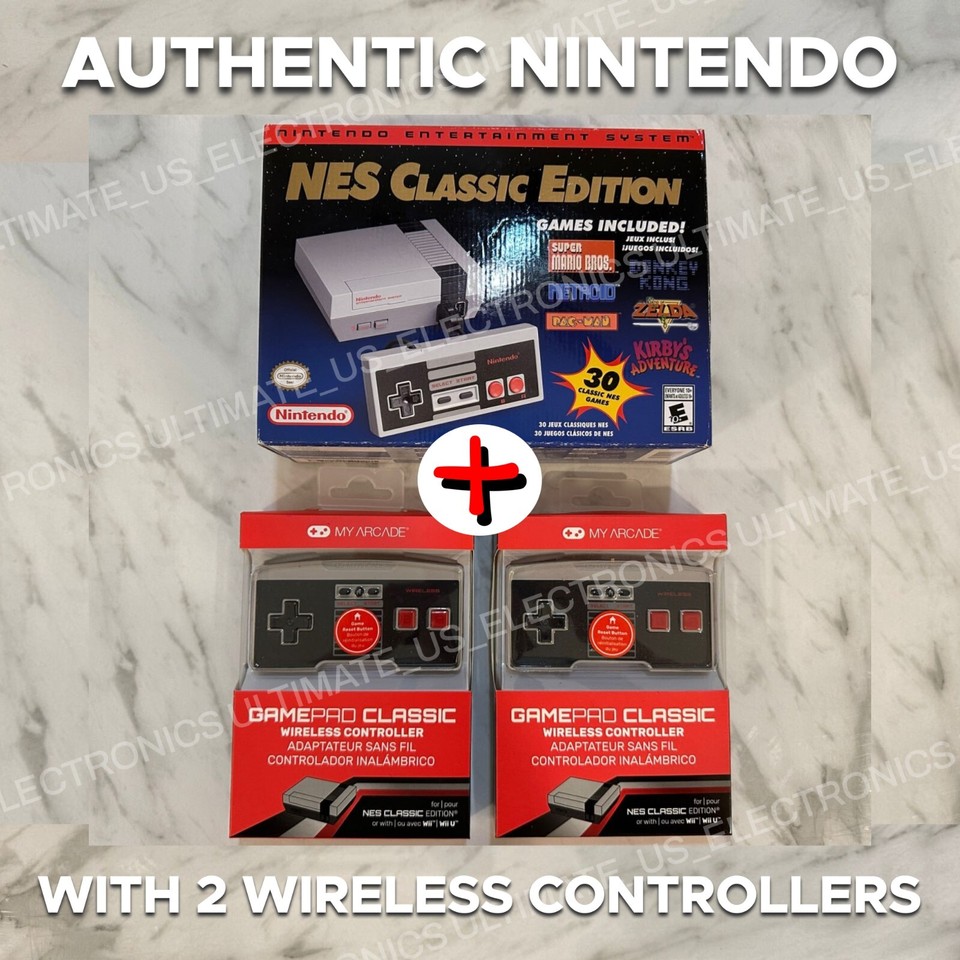Authentic Nintendo Classic Edition NES Mini Game Console USA Genuine 30 ...