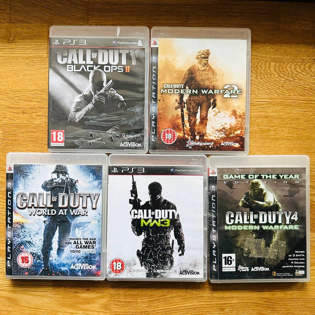 Call Of Duty Collection PS3 World At War, Black Ops | eBay