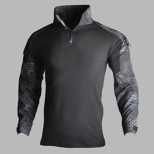 Men Combat T-shirt Pullover Fit Casual Men Combat T-shirt Slim | eBay