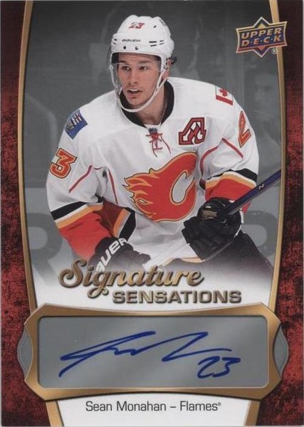 2016-17 Upper Deck - Signature Sensations #SS-SM Sean Monahan (AU) for ...