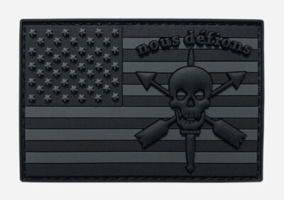 USA Flag Special Operations Nous Defions Patch {PVC Rubber-3.0 X 2.0 ...