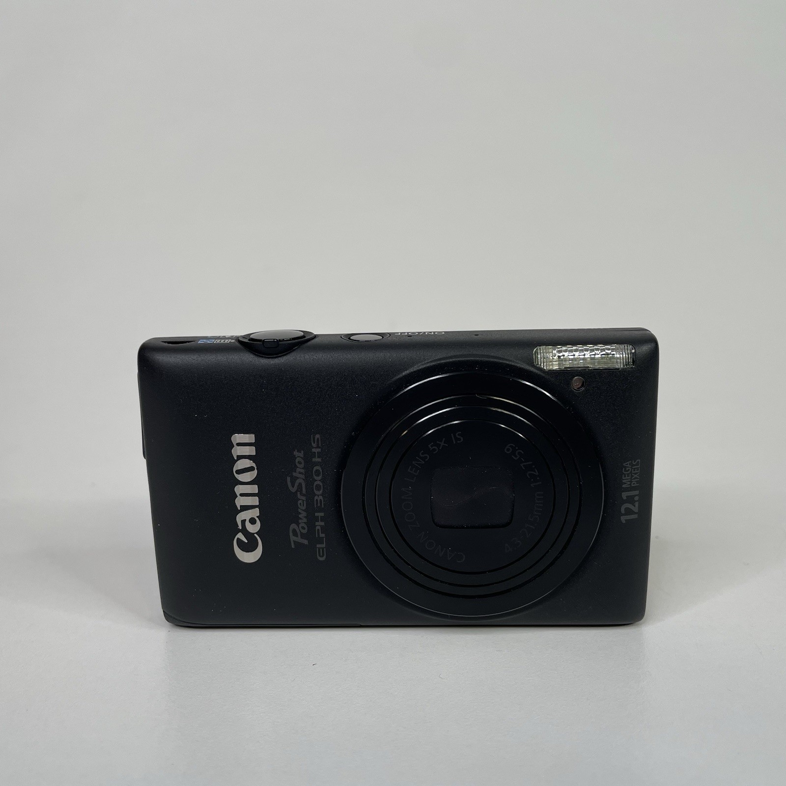 Canon PowerShot ELPH 300 HS / IXUS 220 HS 12.1MP Digital Camera - Black ...