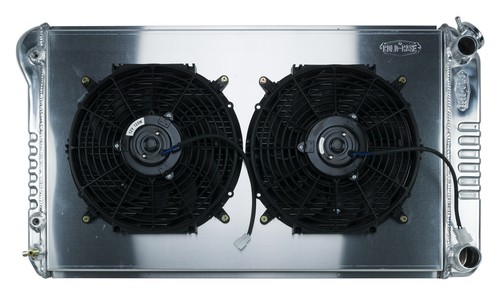 Cold Case Radiators for 68-72 A-Body LS SWAP Aluminum Radiator And Dual ...