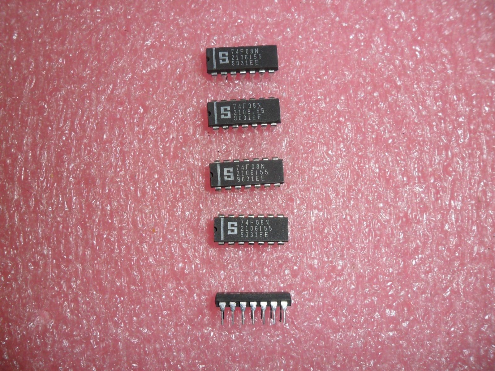 74F08N IC LOGIC QUAD 2 INPUT AND GATE 14 PIN DIP FULL TUBE OF 25 (LOT ...