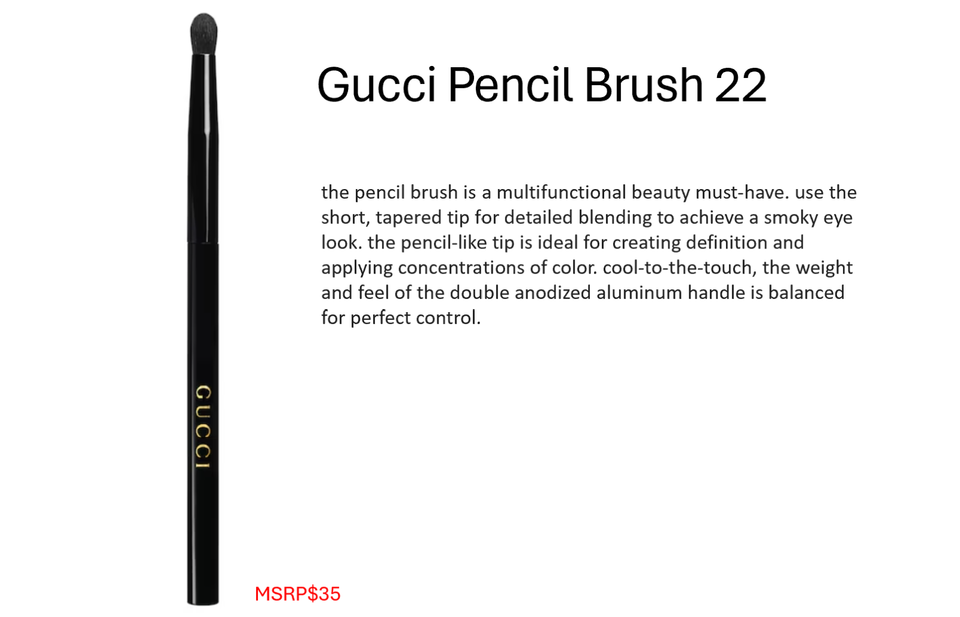 Gucci Makeup brush Full set of 9 Limited Edition | eBay