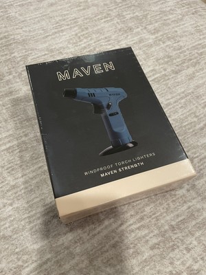 Maven Premium Strength Handheld Angled Single Jet Table Torch Lighter ...