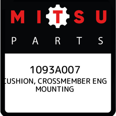 1093A007 Mitsubishi Cushion, crossmember eng mounting 1093A007, New ...