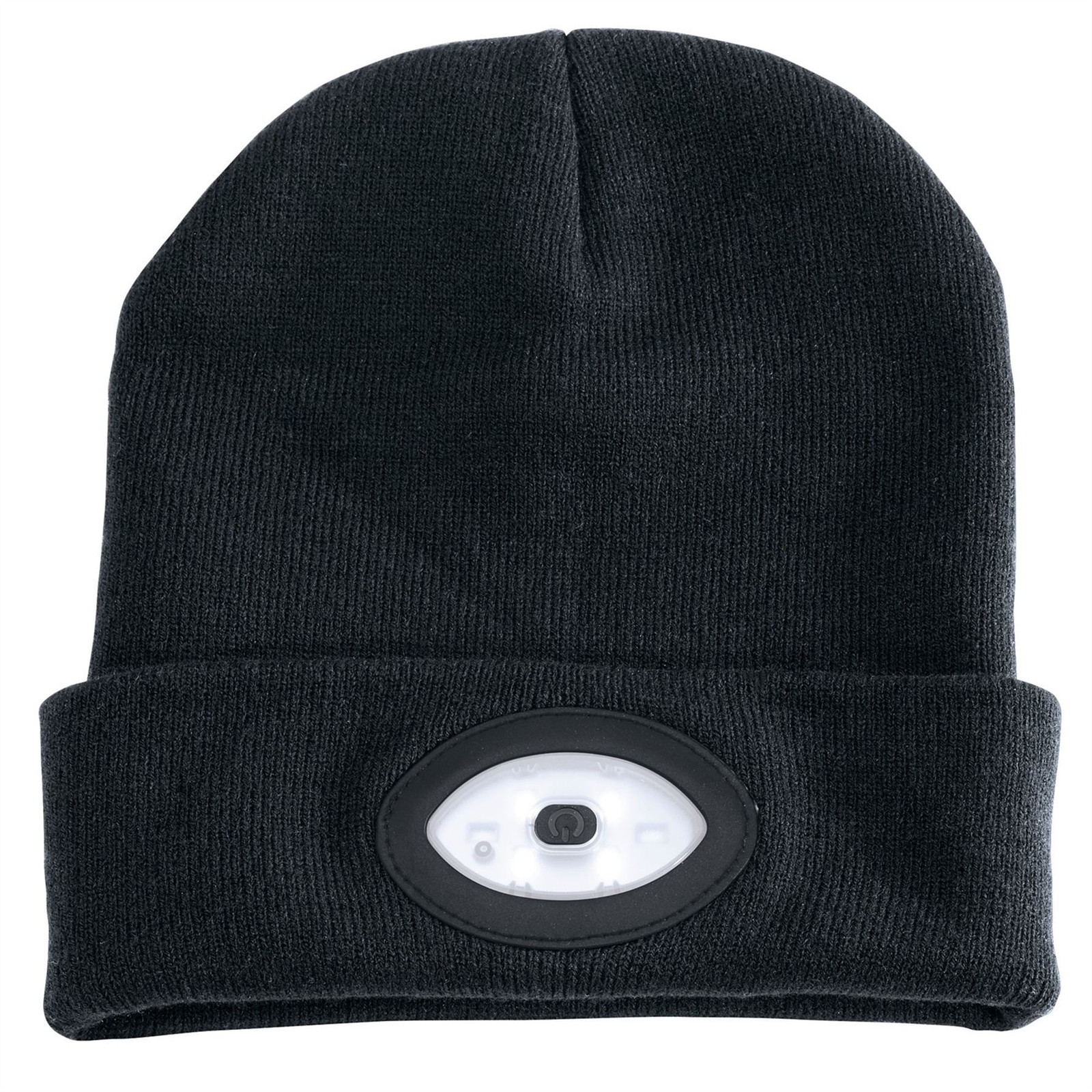 Draper 99521 Beanie Hat With 1w Rechargeable Torch - 100 Lumens Black ...
