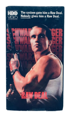 Raw Deal (1986) RARE VHS ACTION + Protective Box Cover Arnold ...