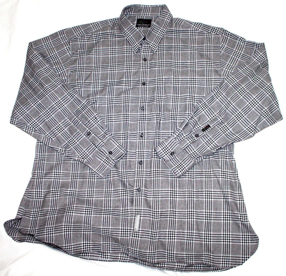 Greg Norman Collection Mens Long Sleeve Button Shirt Size XL | eBay