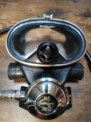 Aqua-Lung Full Face Mask/Regulator for Hookah Dive. | eBay