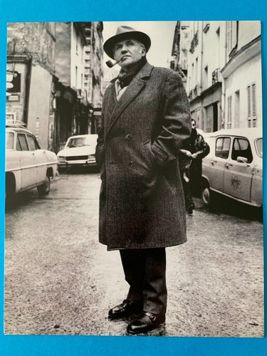 JEAN RICHARD : COMMISSAIRE MAIGRET, RARE TV SHOW CARD COLLECTOR VINTAGE ...
