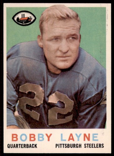 1959 Topps #40 Bobby Layne NEAR MINT **PWR25** | eBay