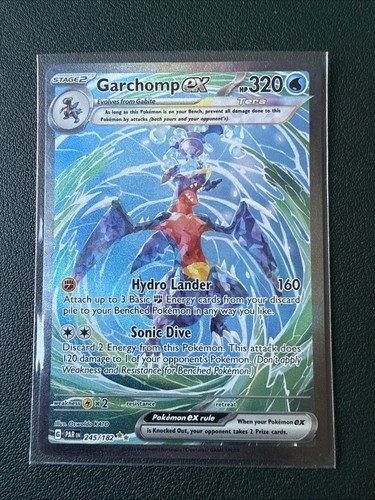 Pokemon TCG Paradox Rift Garchomp ex 245/182 Special Illustration Rare ...