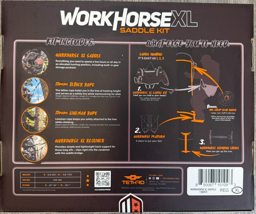 Tethrd Grit Workhorse XL Saddle Kit Timber New | eBay