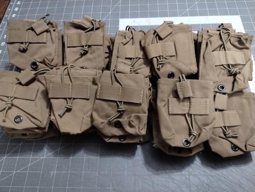 Lot Of 3 USMC Rifle Single 5.56 NATO Mag Magazine Pouch Coyote Brown | eBay