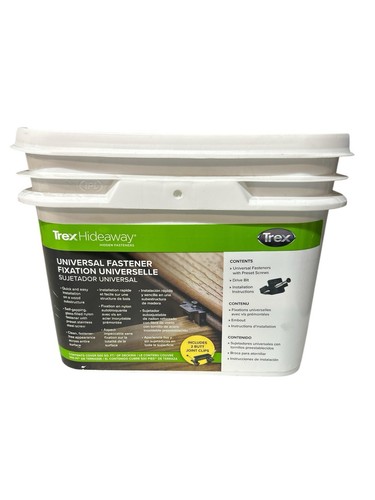 Trex Hideaway Hidden Decking Fastener Combo Bucket – 500 sq. ft ...